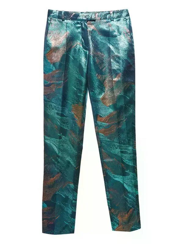 Maje Metallic Swirl Trousers