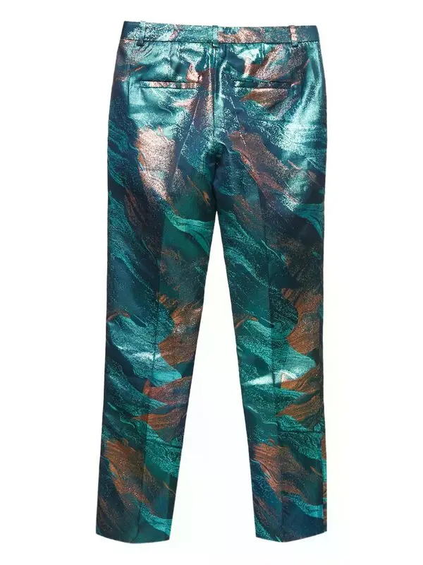 Maje Metallic Swirl Trousers