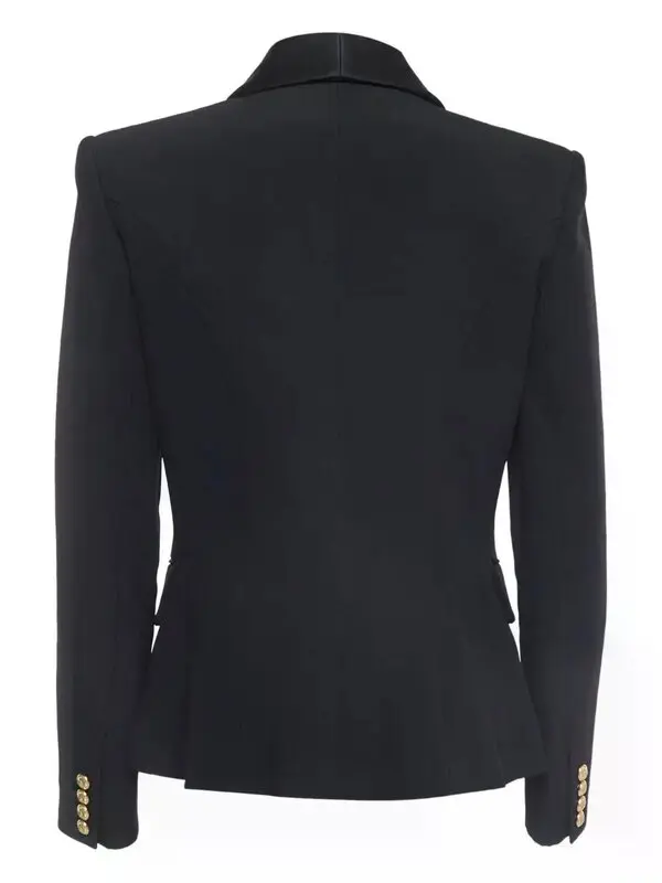 Balmain Double-breasted Blazer With Gold-tone Buttons