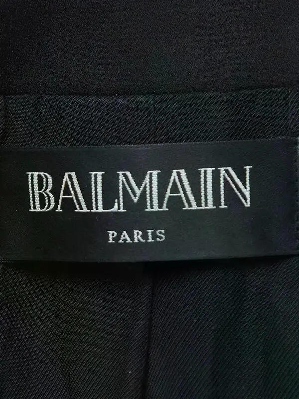 Balmain Double-breasted Blazer With Gold-tone Buttons