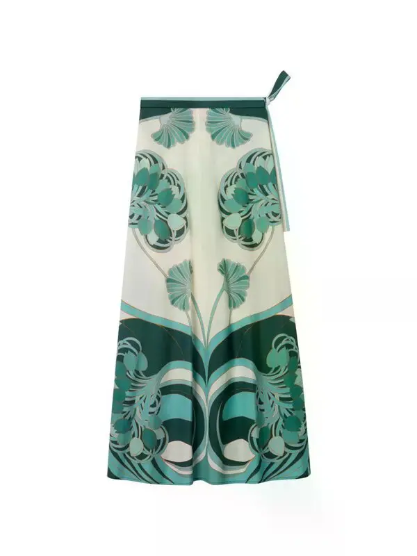 La DoubleJ Sarong Skirt - Green