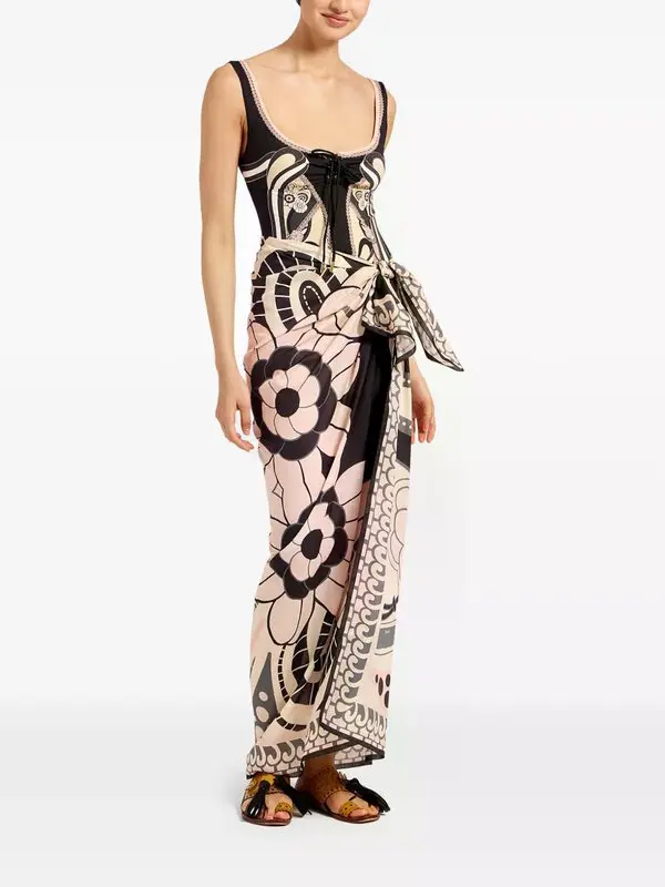 La DoubleJ Floral Print Scarf