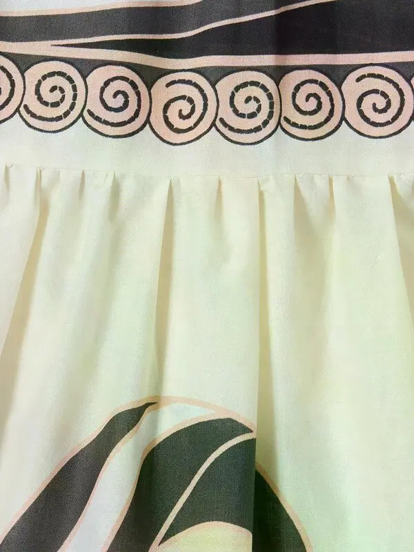 La DoubleJ Tiered Print Skirt - Neutrals