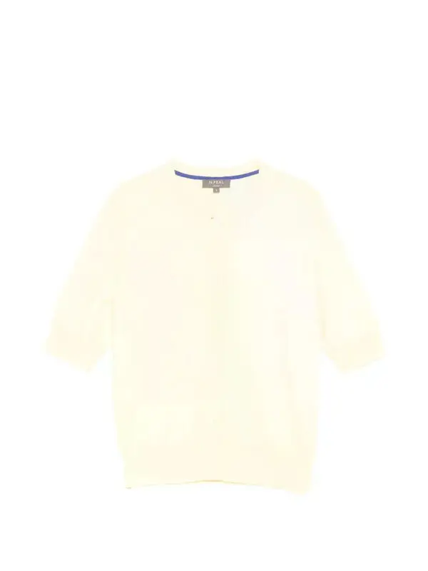 N.peal Short-sleeve Cardigan - Yellow
