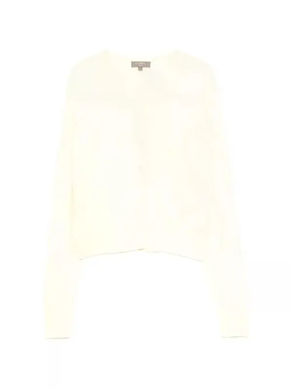 N.peal Ivy Cropped Cardigan - Yellow