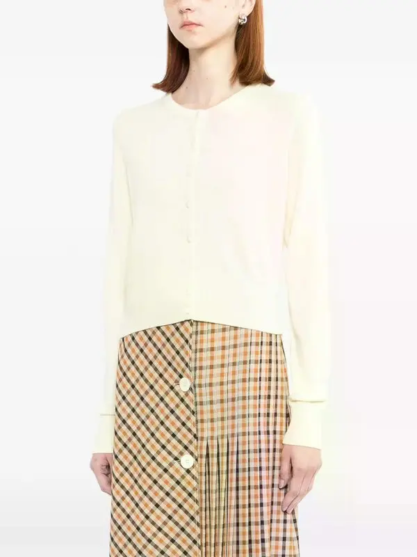 N.peal Ivy Cropped Cardigan - Yellow