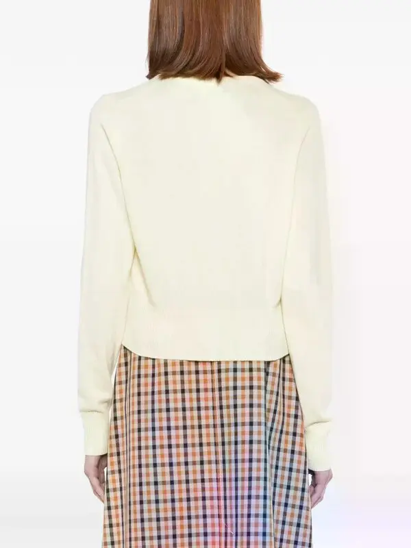 N.peal Ivy Cropped Cardigan - Yellow