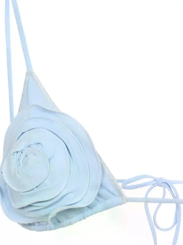 LA REVECHE Floral-appliqué Bikini