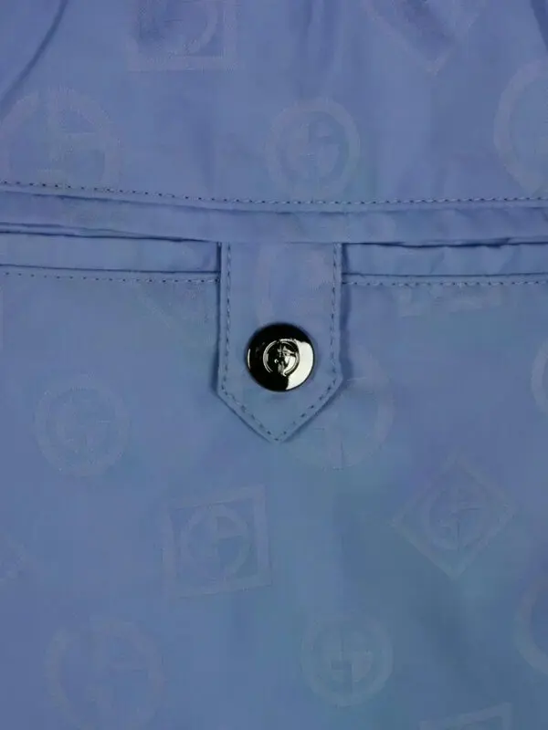 Giorgio Armani Straight-hem Swim Shorts - Blue