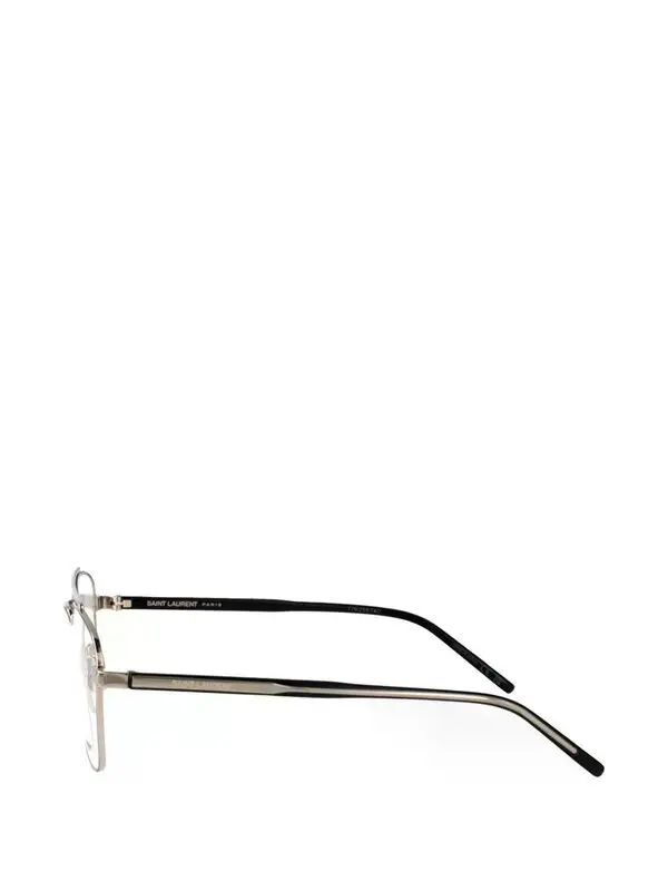 Saint Laurent Double-bridge Pilot Frame Eyeglasses