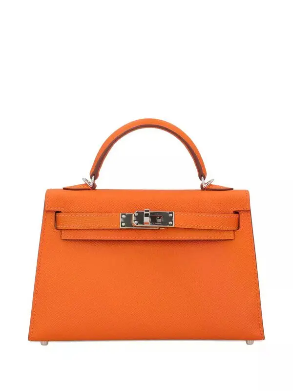 Hermès Mini Kelly Ii Tote Bag - Orange