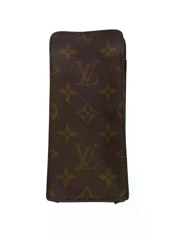 LOUIS VUITTON Monogram Glasses Case - Brown