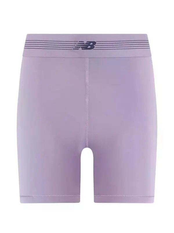 NEW BALANCE Logo-print Shorts - Purple