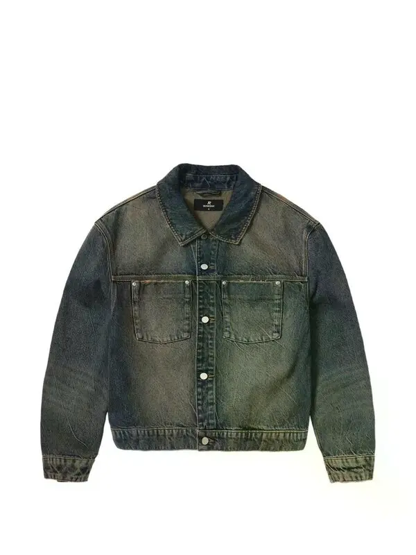 REPRESENT Chest-pocket Denim Jacket - Blue