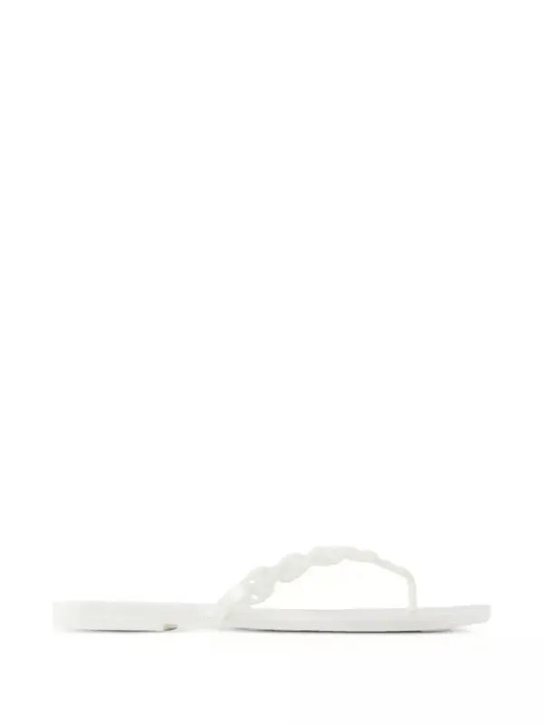Tory Burch Gemini Link Flip Flops - White