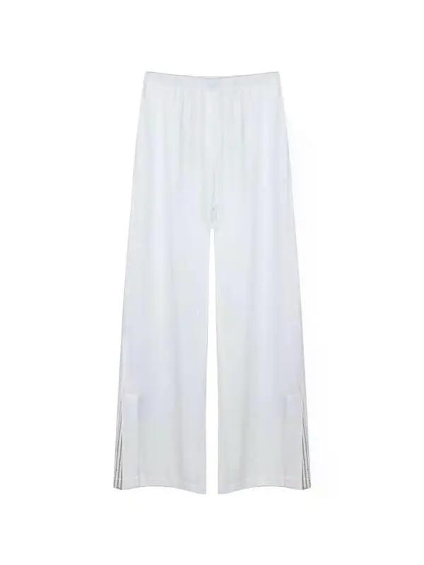 PUROTATTO Wide-leg Trousers - White