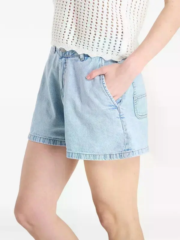 Carhartt Work In Progress Light-wash Denim Shorts