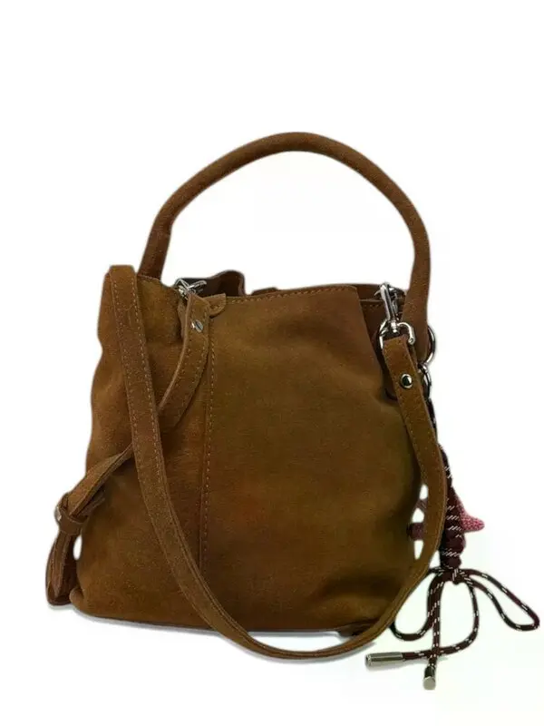 D.a.t.e. Paniere Suede Shoulder Bag - Brown