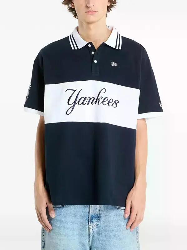 New Era Yankees Polo Shirt - Blue