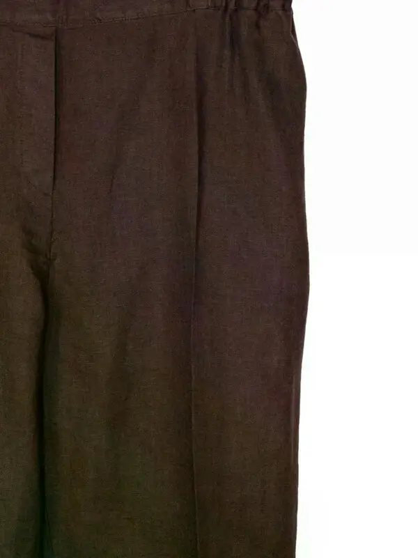 PUROTATTO Linen Wide-leg Trousers