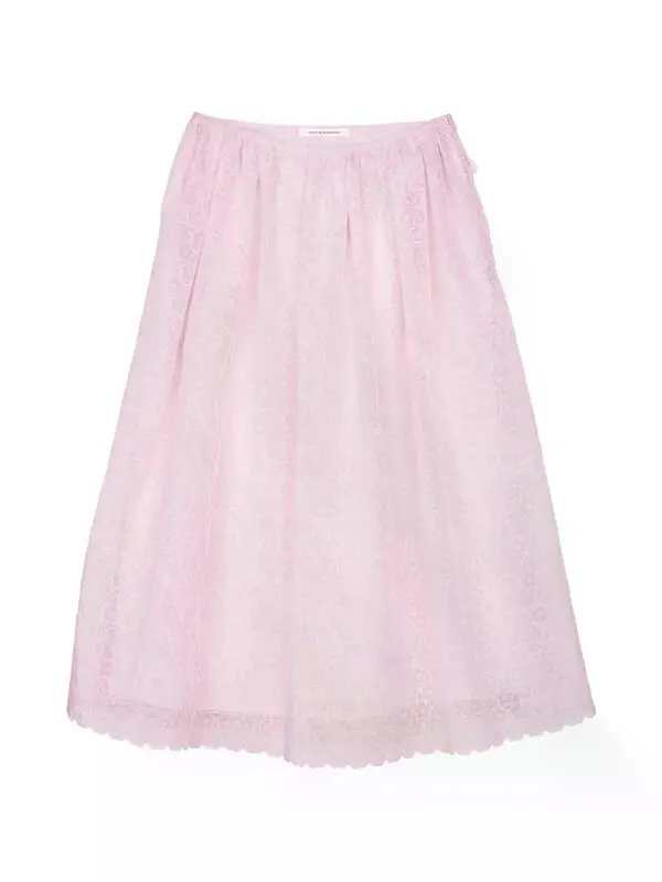Cecilie Bahnsen Bala Floral Skirt - Pink