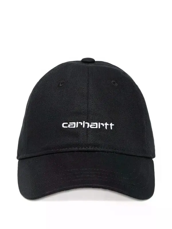 Carhartt Work In Progress Scrip Canvas Baseball Cap - Black