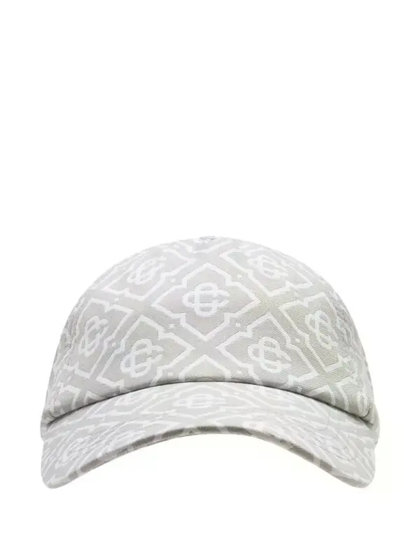 Casablanca Monogrammed Baseball Cap - Grey