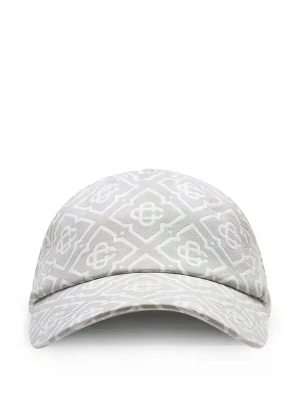 Casablanca Monogrammed Baseball Cap - Grey