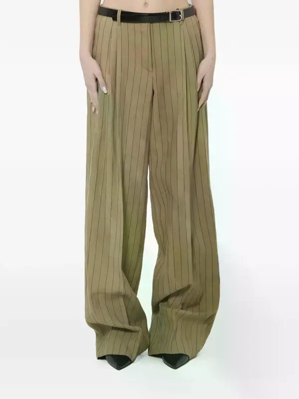 Dolce & Gabbana Pinstriped Trousers - Neutrals