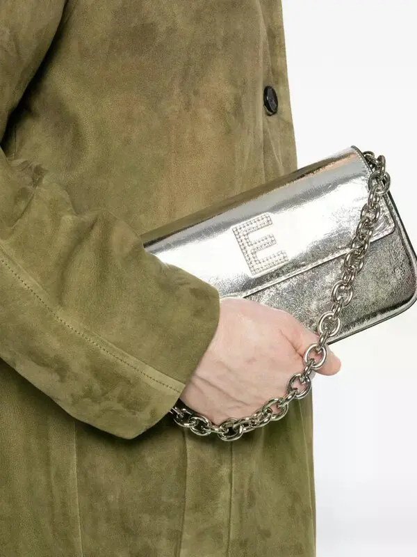 ERMANNO FIRENZE Chain Initial Shoulder Bag