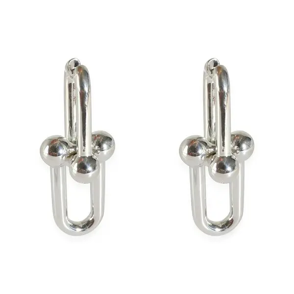 Tiffany & Co. Sterling Silver Hardwear Large Model Link Earrings - Sterling_silver
