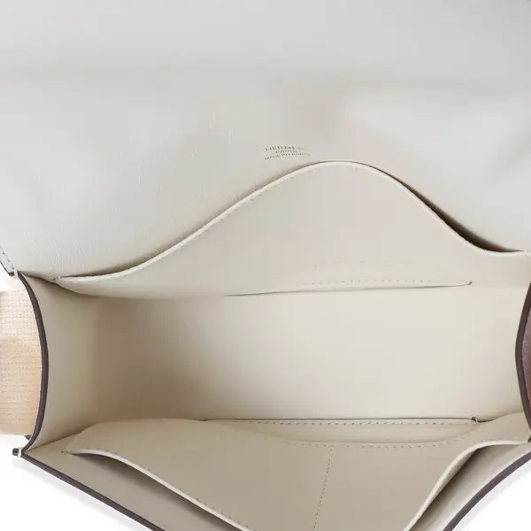 Hermès Nata Chevre Mysore Geta - White