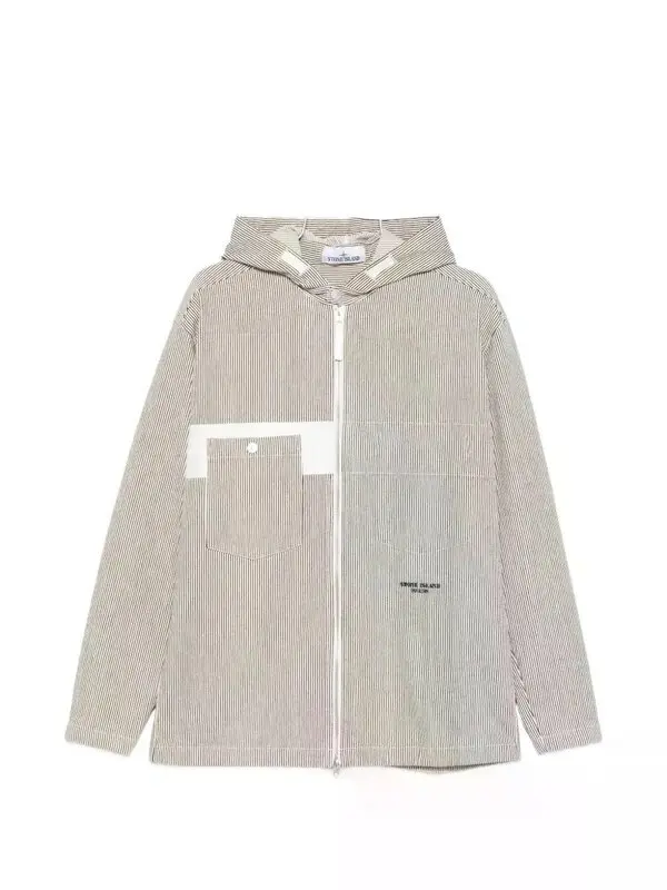 Stone Island Striped Pattern Jacket - Neutrals