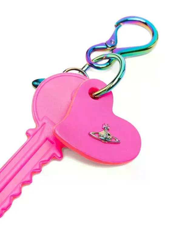 VIVIENNE WESTWOOD Orb Heart-shaped Keyring