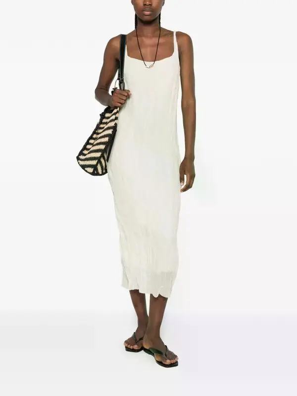 RÓHE Textured Square-neck Dress
