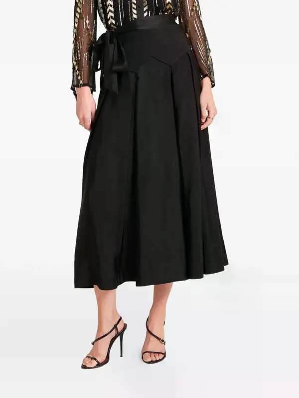 TEMPERLEY LONDON Elodie Midi Skirt - Black