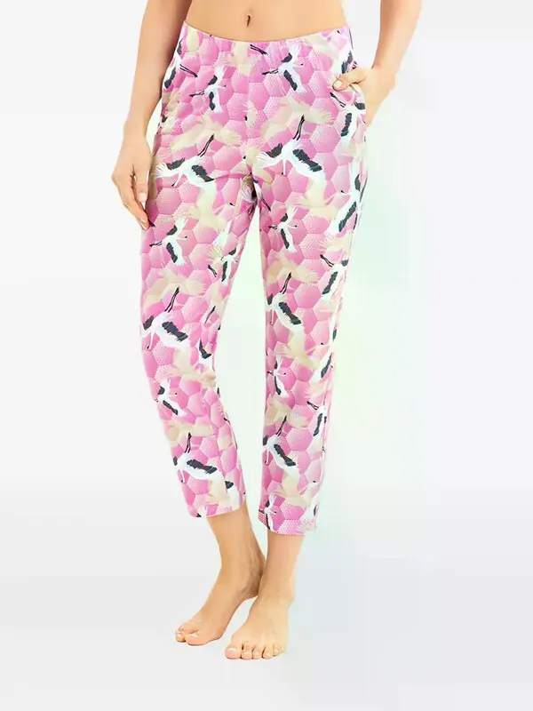 Rochas Graphic Birds Trousers