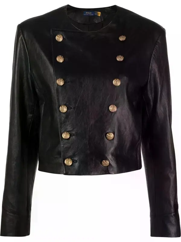 Polo Ralph Lauren Double-breasted Leather Jacket