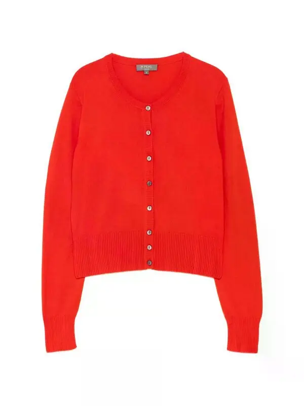 N.peal Cropped Cashmere Cardigan