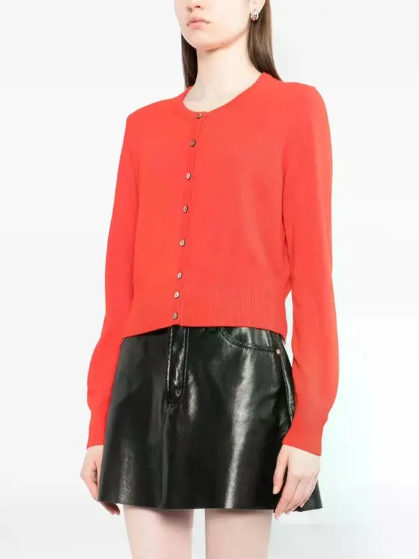 N.peal Cropped Cashmere Cardigan