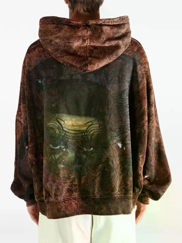 HELLSTAR Graffiti-print Hoodie