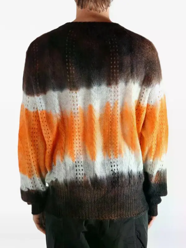 MAGLIANO Tie-dye Knit Cardigan - Brown