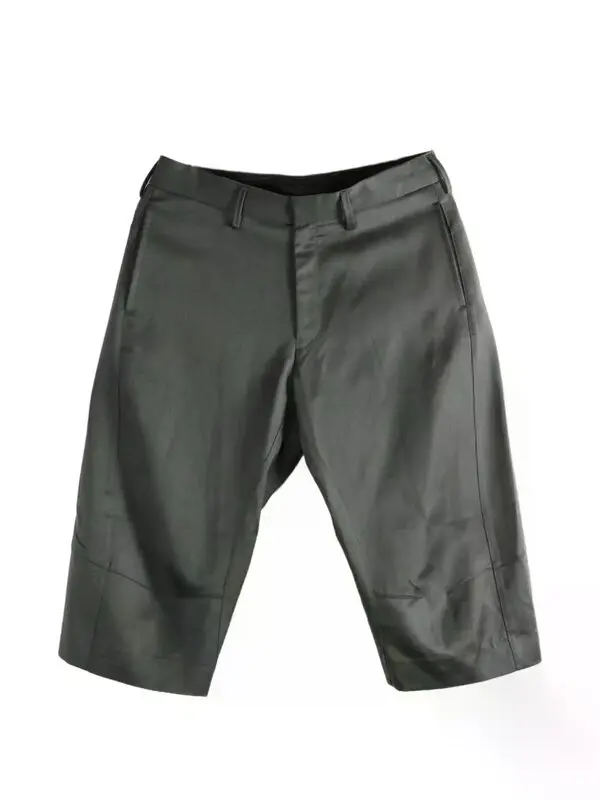 OMAR AFRIDI Paneled Wool Shorts