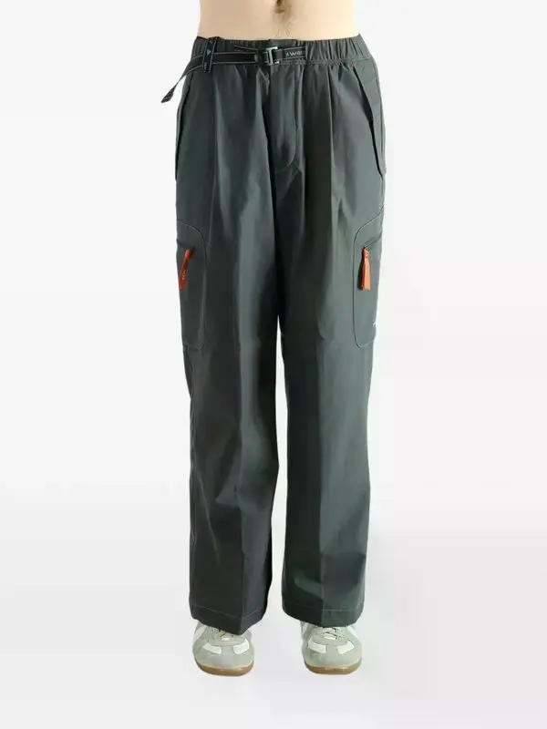 AND WANDER Belted Cargo Pants - Grey