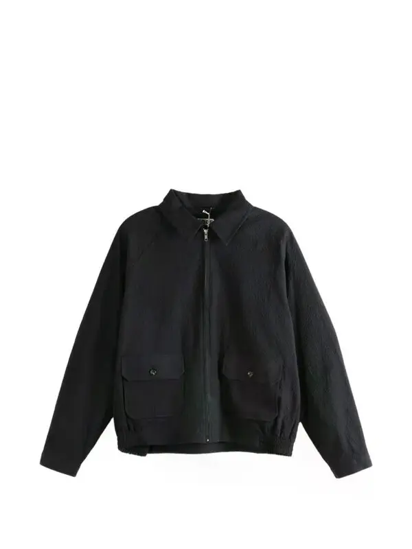 BODE Seersucker Coach's Bomber Jacket