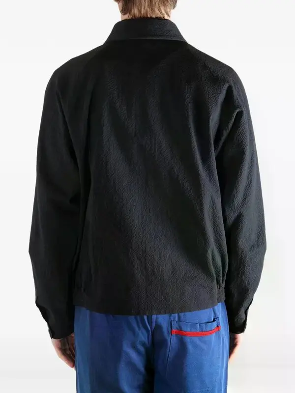 BODE Seersucker Coach's Bomber Jacket