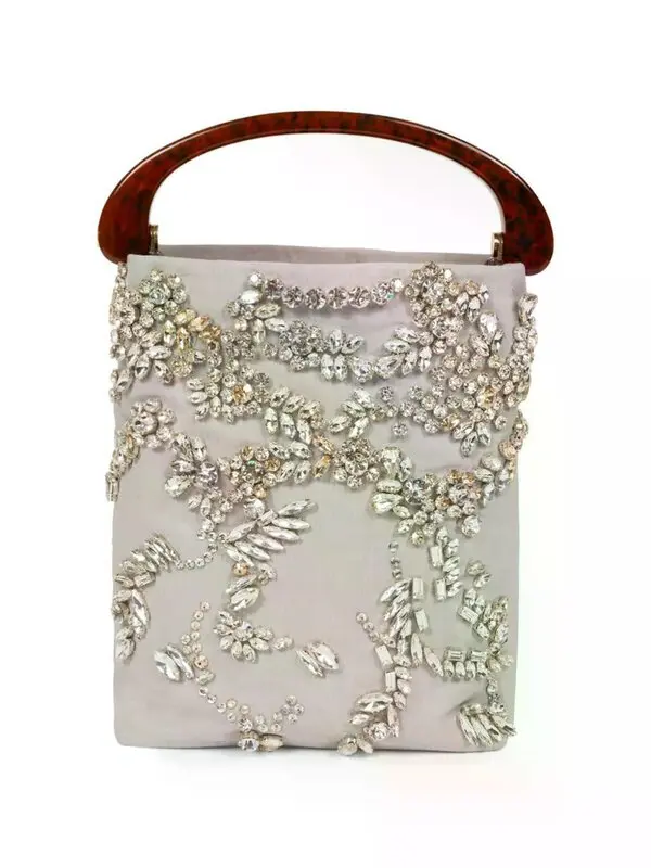 Dries Van Noten Embellished Tote Bag - Grey