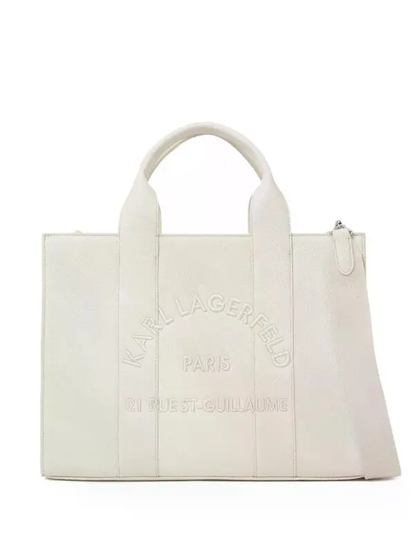 Karl Lagerfeld Rue St-guillaume Tote Bag - Neutrals