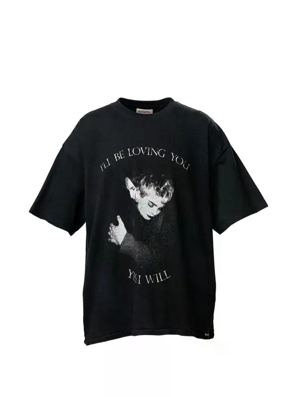 KAMIYA Graphic-print T-shirt - Black