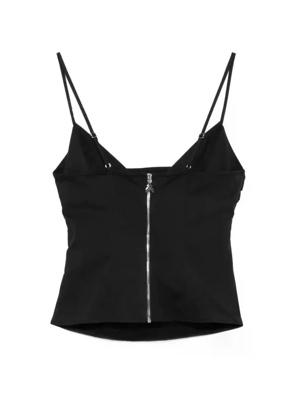 Patrizia Pepe V-neck Draped Top
